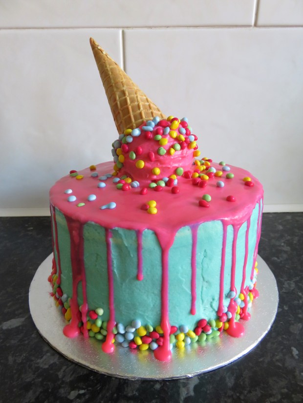 Ice Cream Accident Drip Cake – Cupcake Sisters